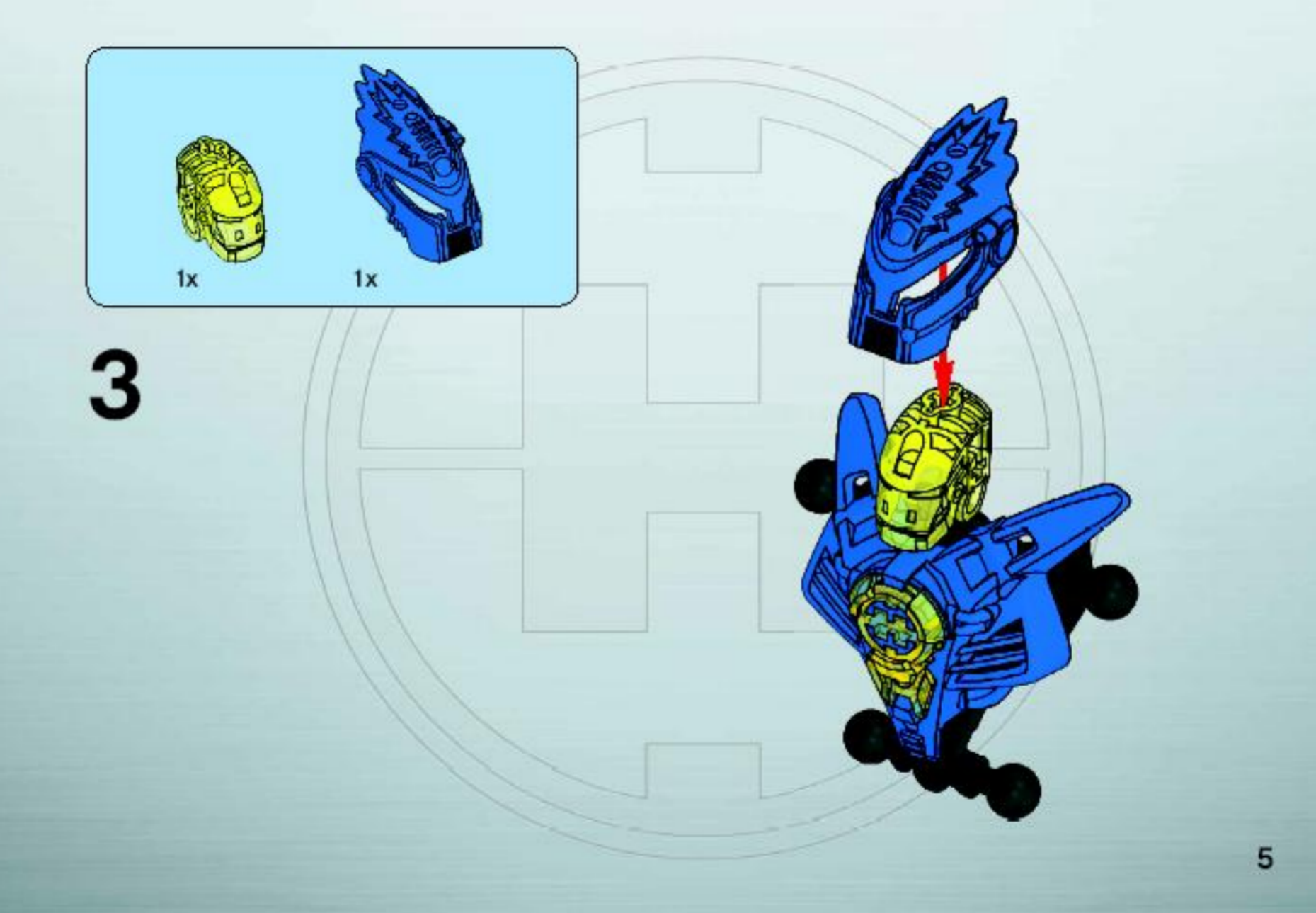 Lego Hero Factory Mark Surge Manual (8 Sider)