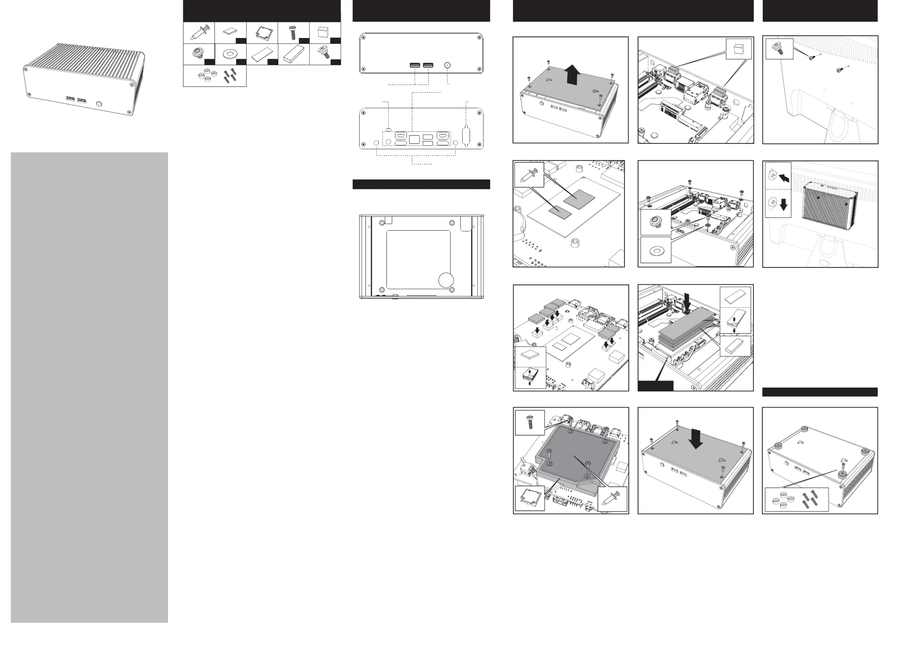 Akasa Newton A-NUC75-M1B Bedienungsanleitung (1 Seiten)