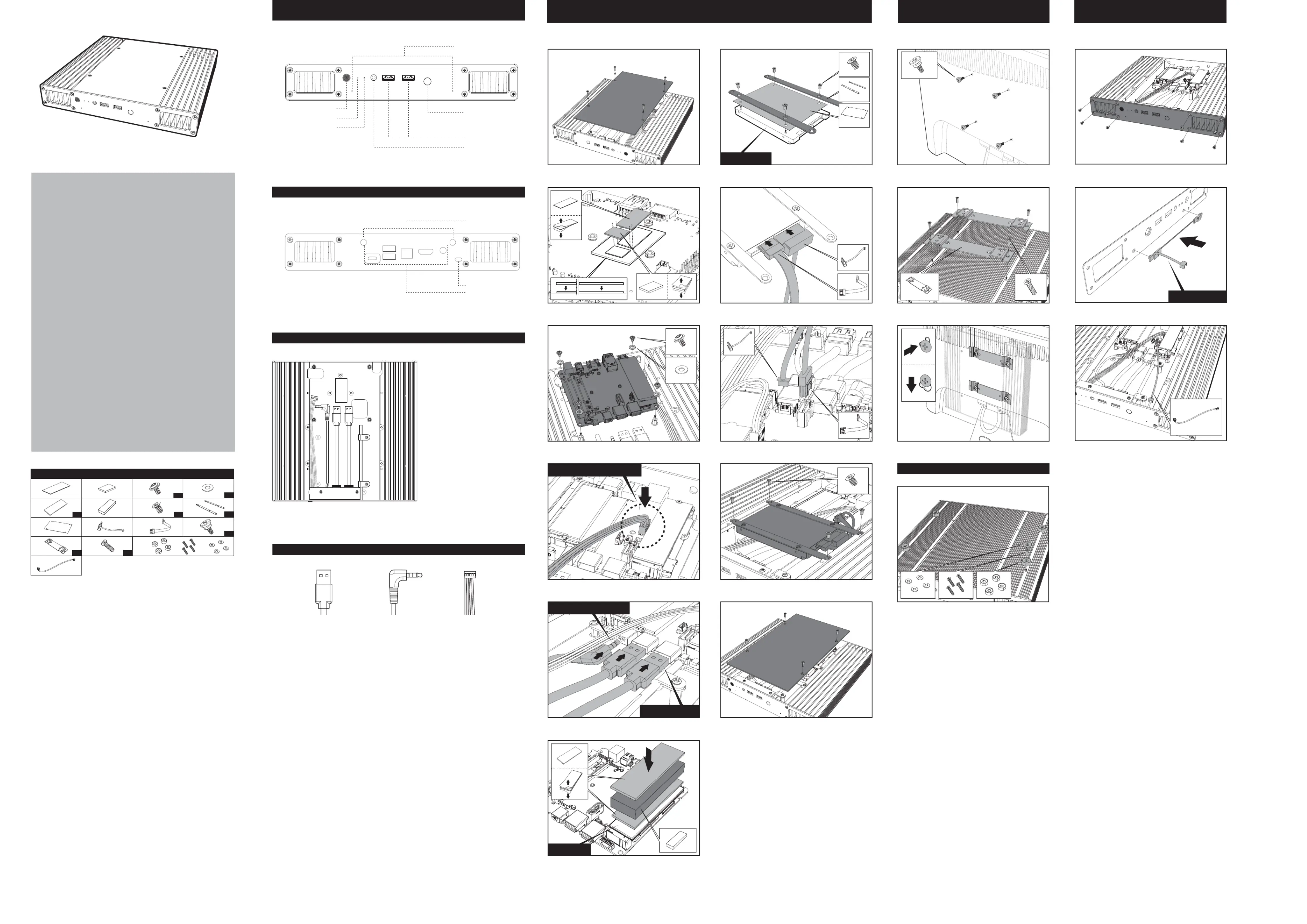 Akasa Plato A-NUC37-M1B Bedienungsanleitung (1 Seiten)