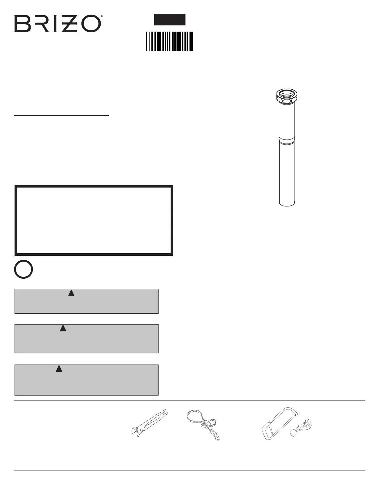 Brizo RP103667 Bedienungsanleitung (6 Seiten)