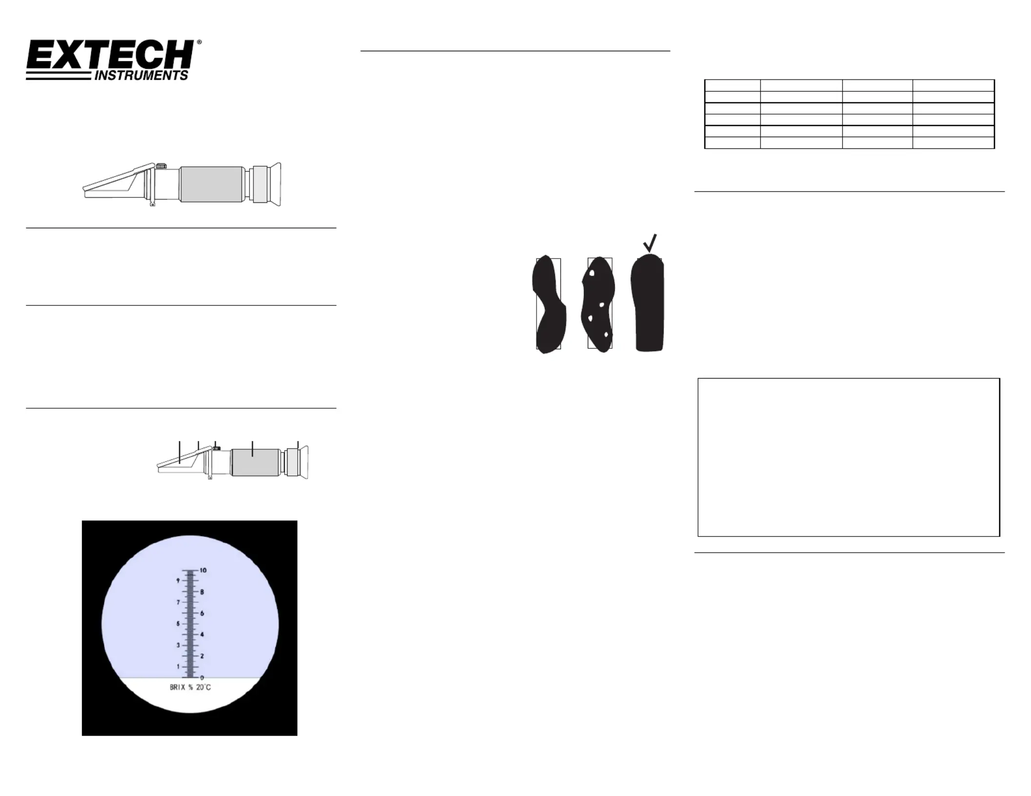 Extech RF11 Bedienungsanleitung (1 Seiten)