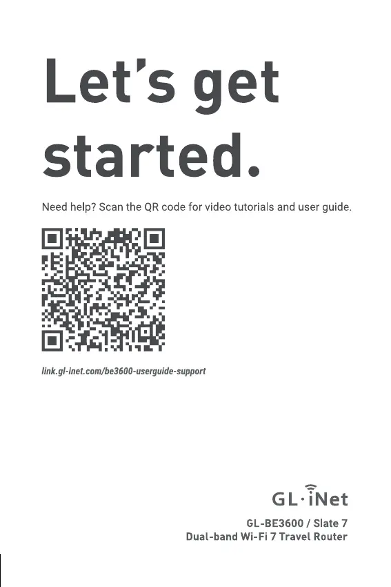 GL.iNet Slate 7 GL-BE3600 Bedienungsanleitung (8 Seiten)