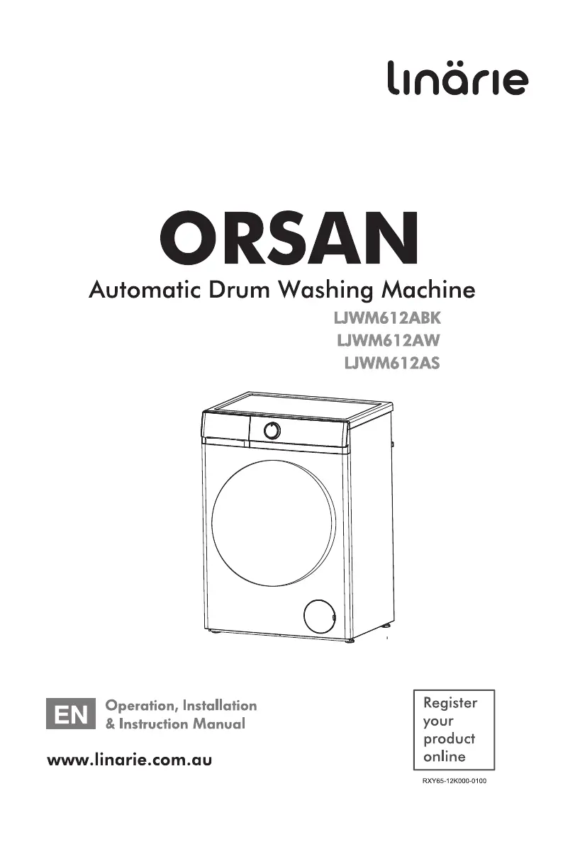 Linarie Orsan LJWM612ABK Bedienungsanleitung (48 Seiten)
