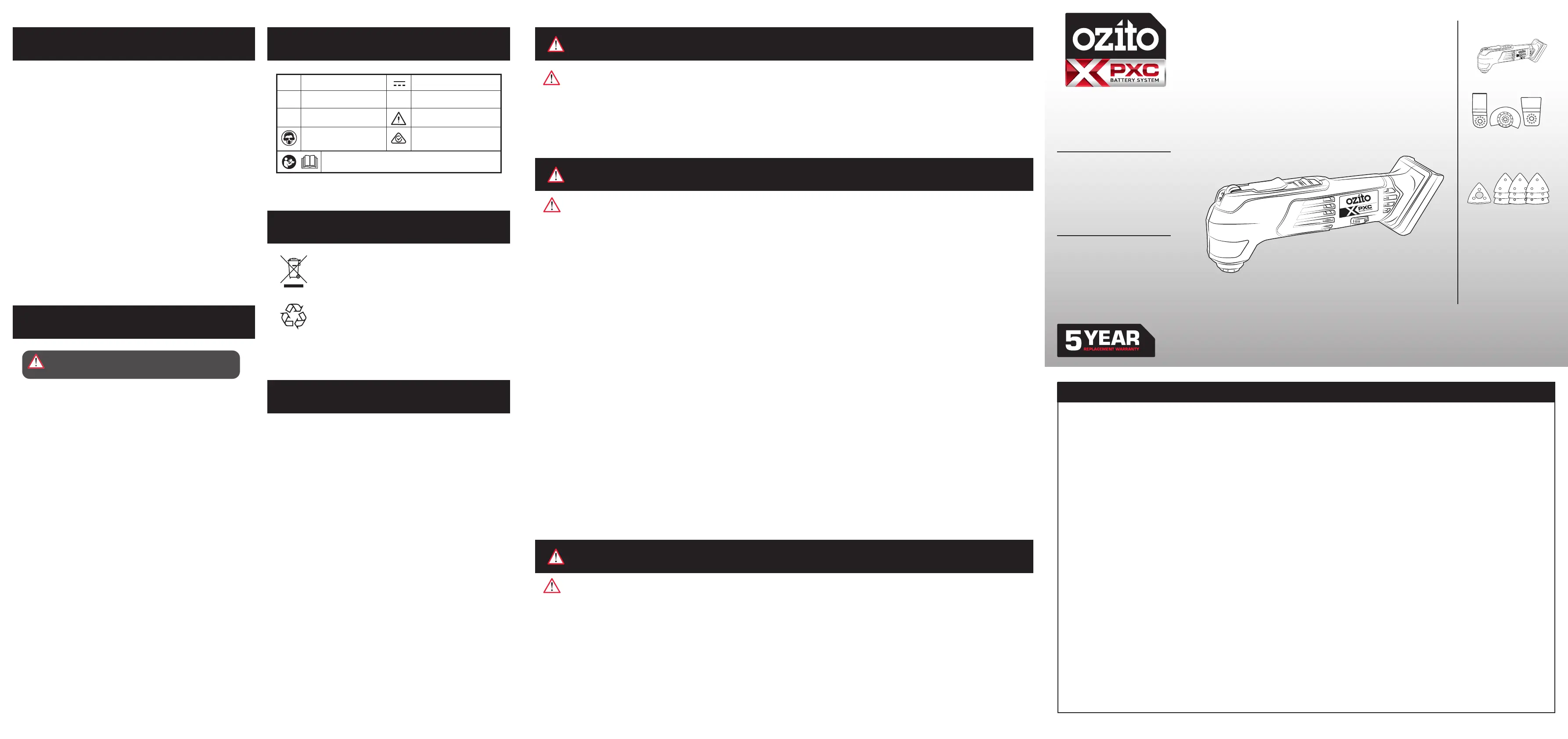 Ozito P9K-250P Bedienungsanleitung (23 Seiten)