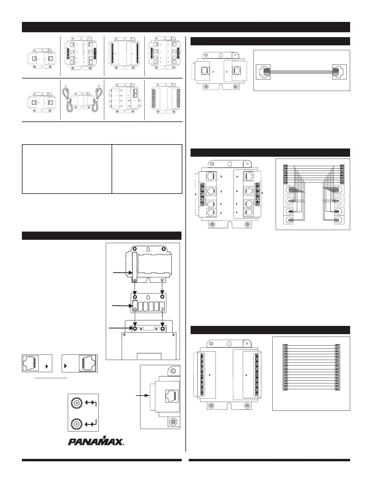 Panamax MOD-SPKP Bedienungsanleitung (10 Seiten)