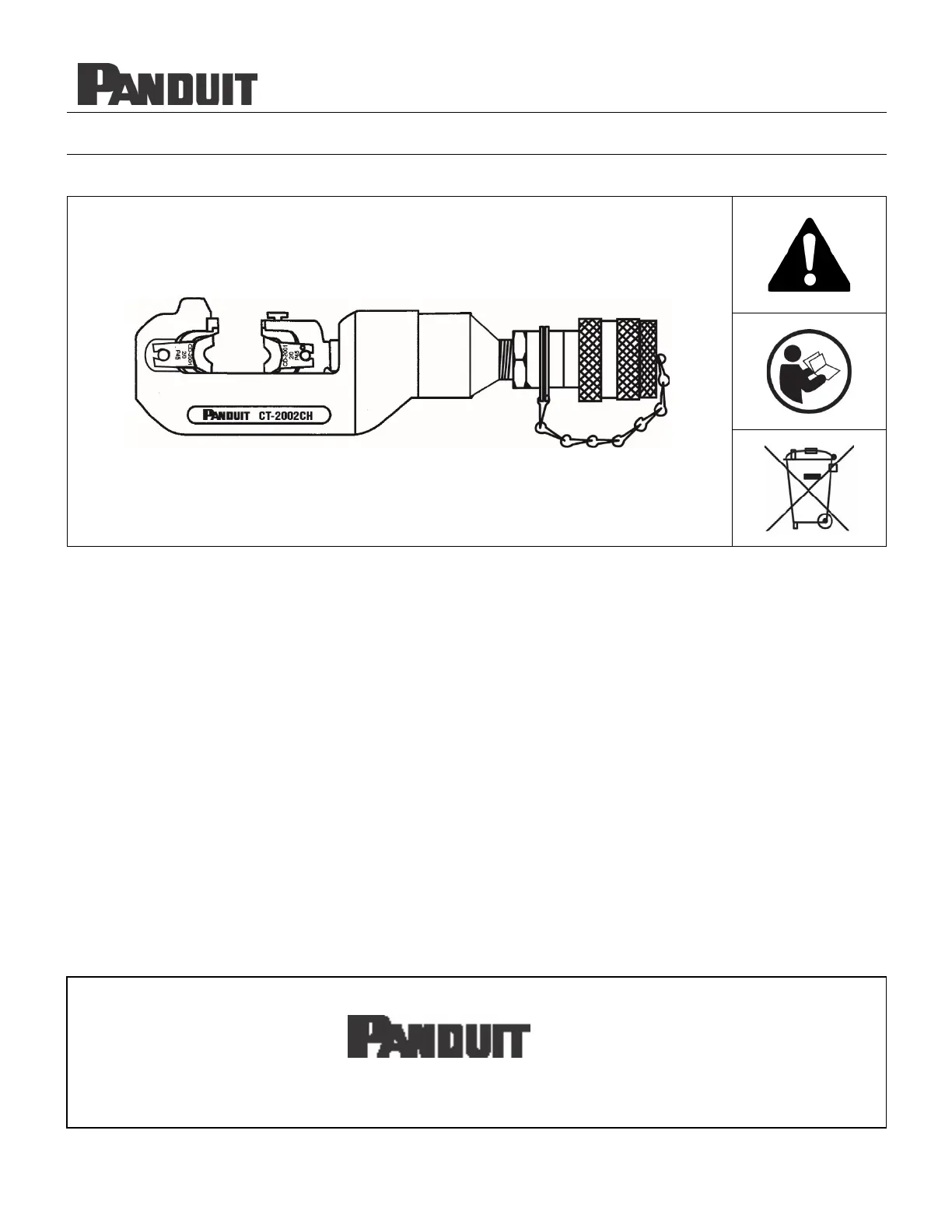 Panduit CT-2002CH Bedienungsanleitung (7 Seiten)