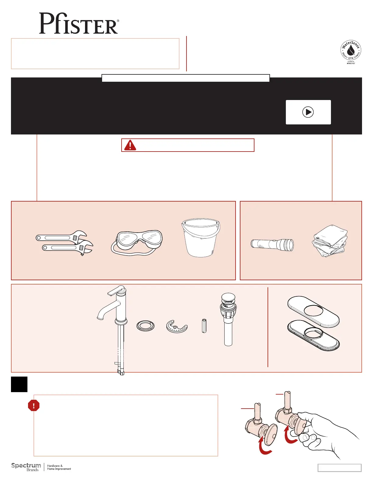Pfister Colfax LG42-COL0Y Bedienungsanleitung (6 Seiten)