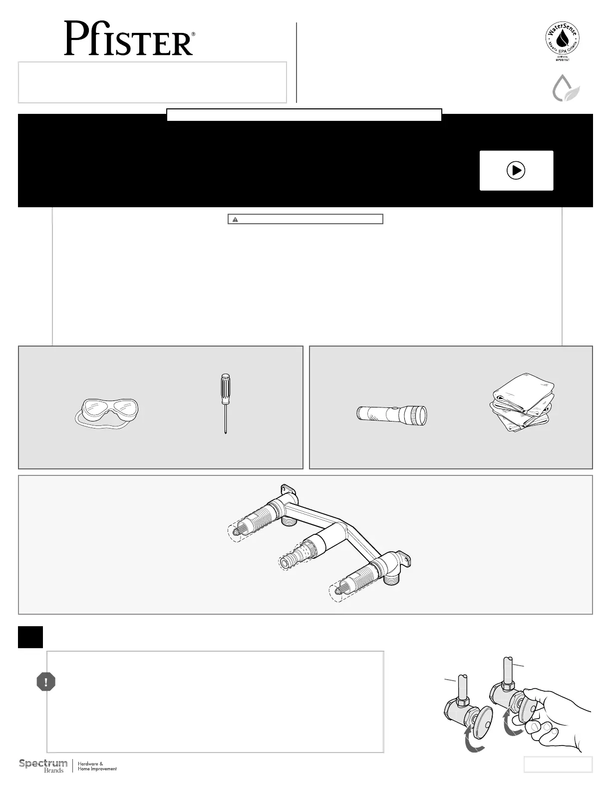 Pfister L0W8-0100 Bedienungsanleitung (4 Seiten)