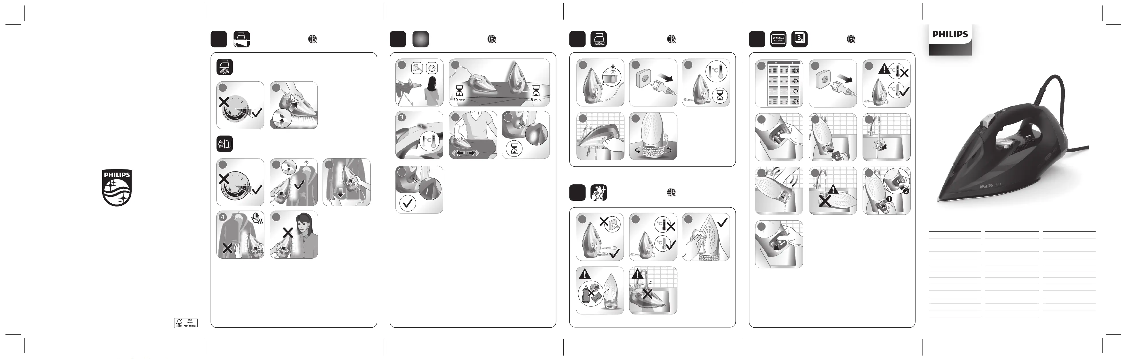 Philips Azur DST7011 Bedienungsanleitung (2 Seiten)