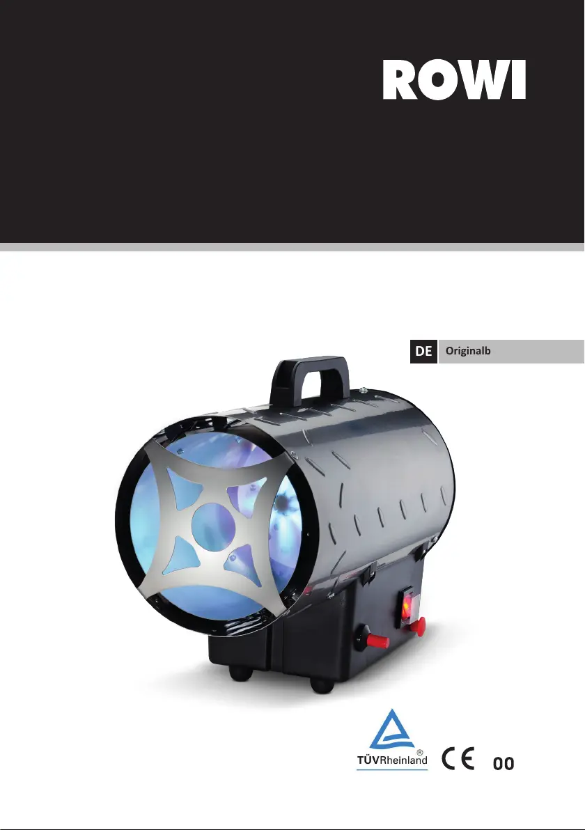 ROWI HGH 10000/3 Inox Bedienungsanleitung (32 Seiten)