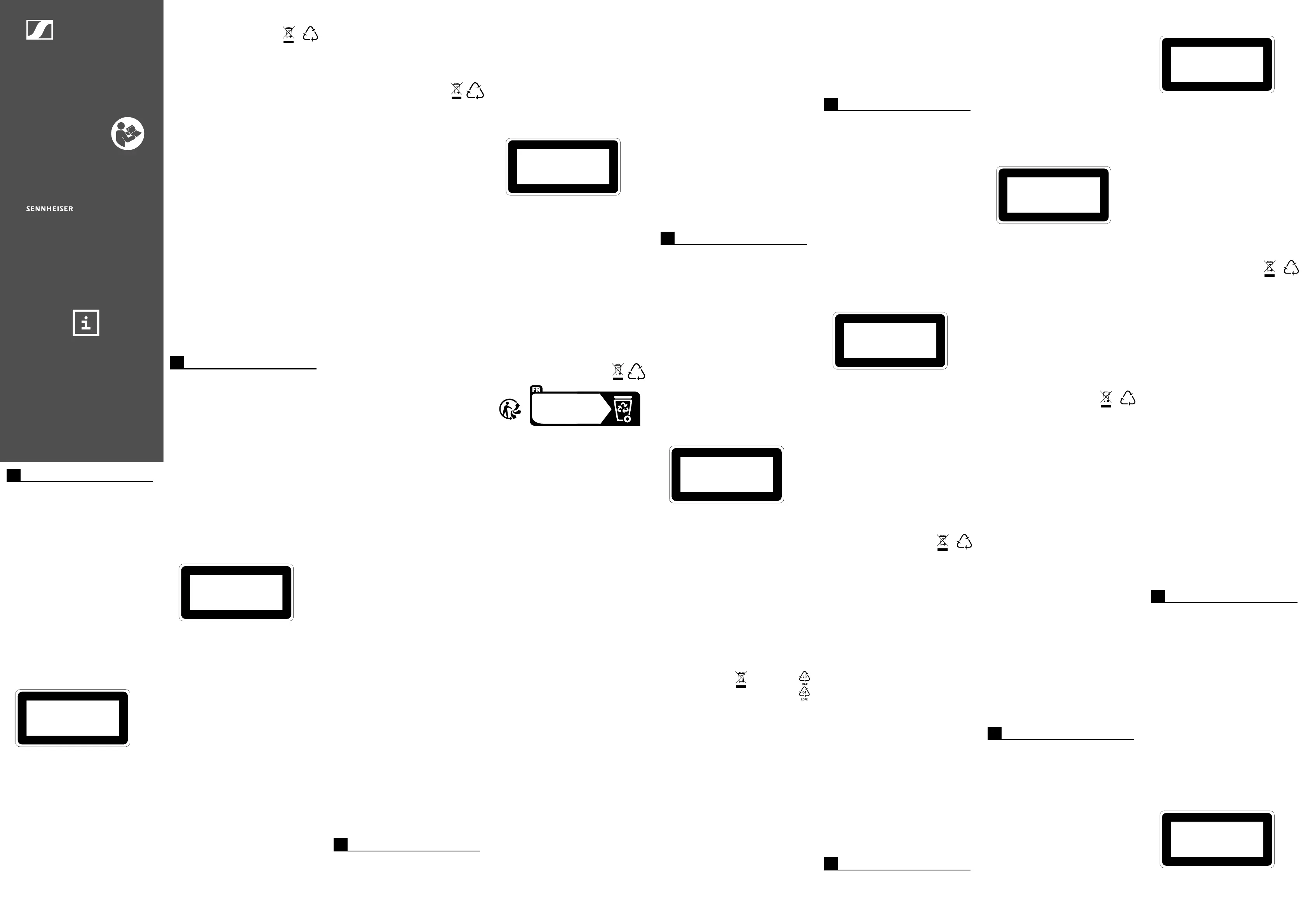 Sennheiser Spectera MADI Card Bedienungsanleitung (2 Seiten)