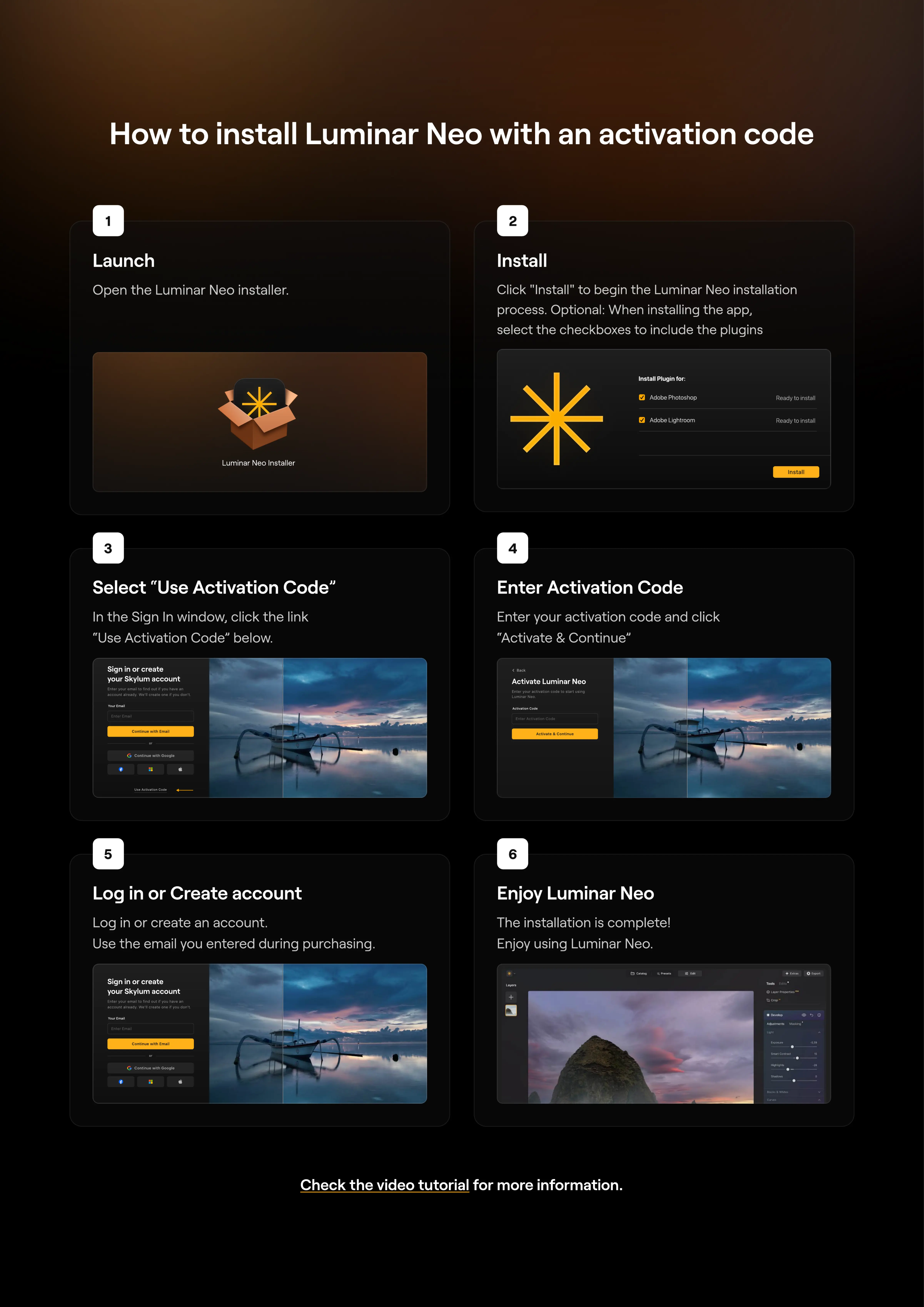 Skylum Luminar Neo Bedienungsanleitung (1 Seiten)