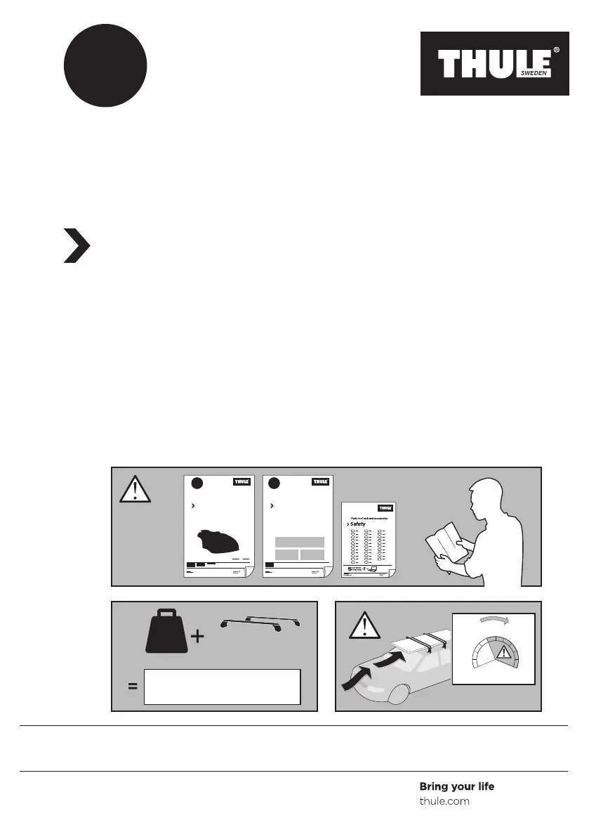 Thule Podium Kit 4015 Bedienungsanleitung (4 Seiten)