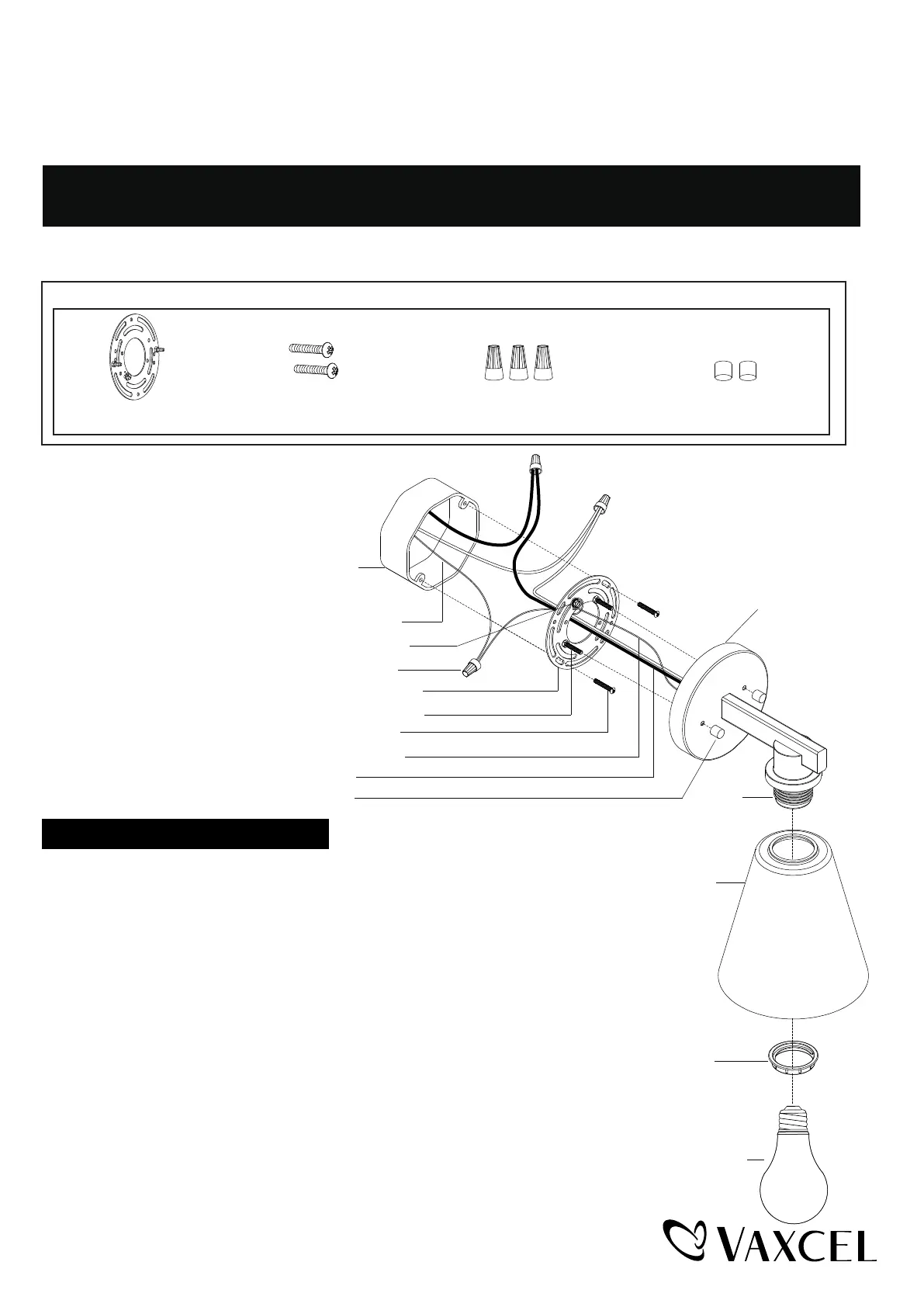 Vaxcel Vermont W0404 Bedienungsanleitung (2 Seiten)