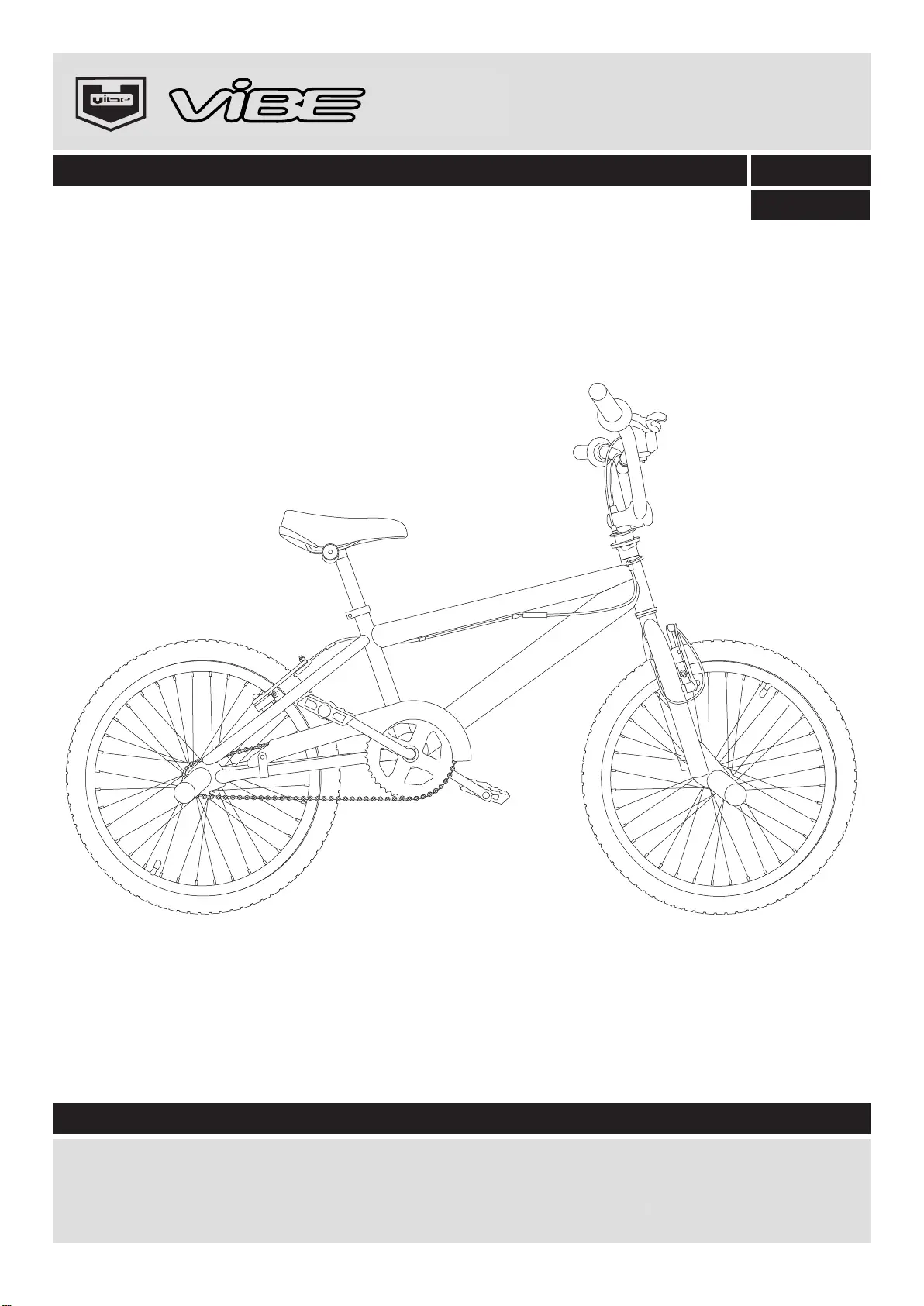 Vibe Monesss BMX Bedienungsanleitung (17 Seiten)