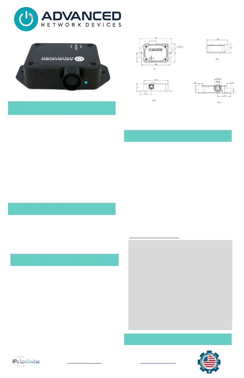 Advanced Network Devices IPBTN-DIS Handleiding (3 Pagina's)