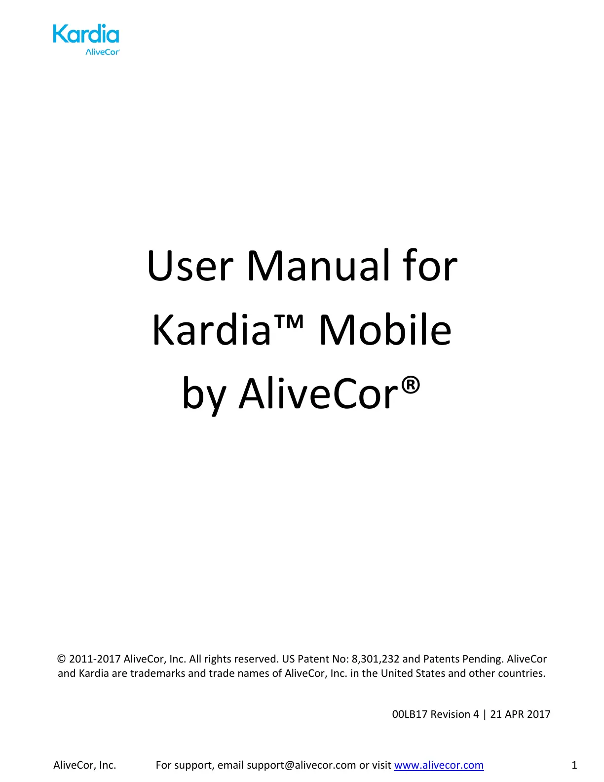 AliveCor Kardia Mobile Handleiding (27 Pagina's)