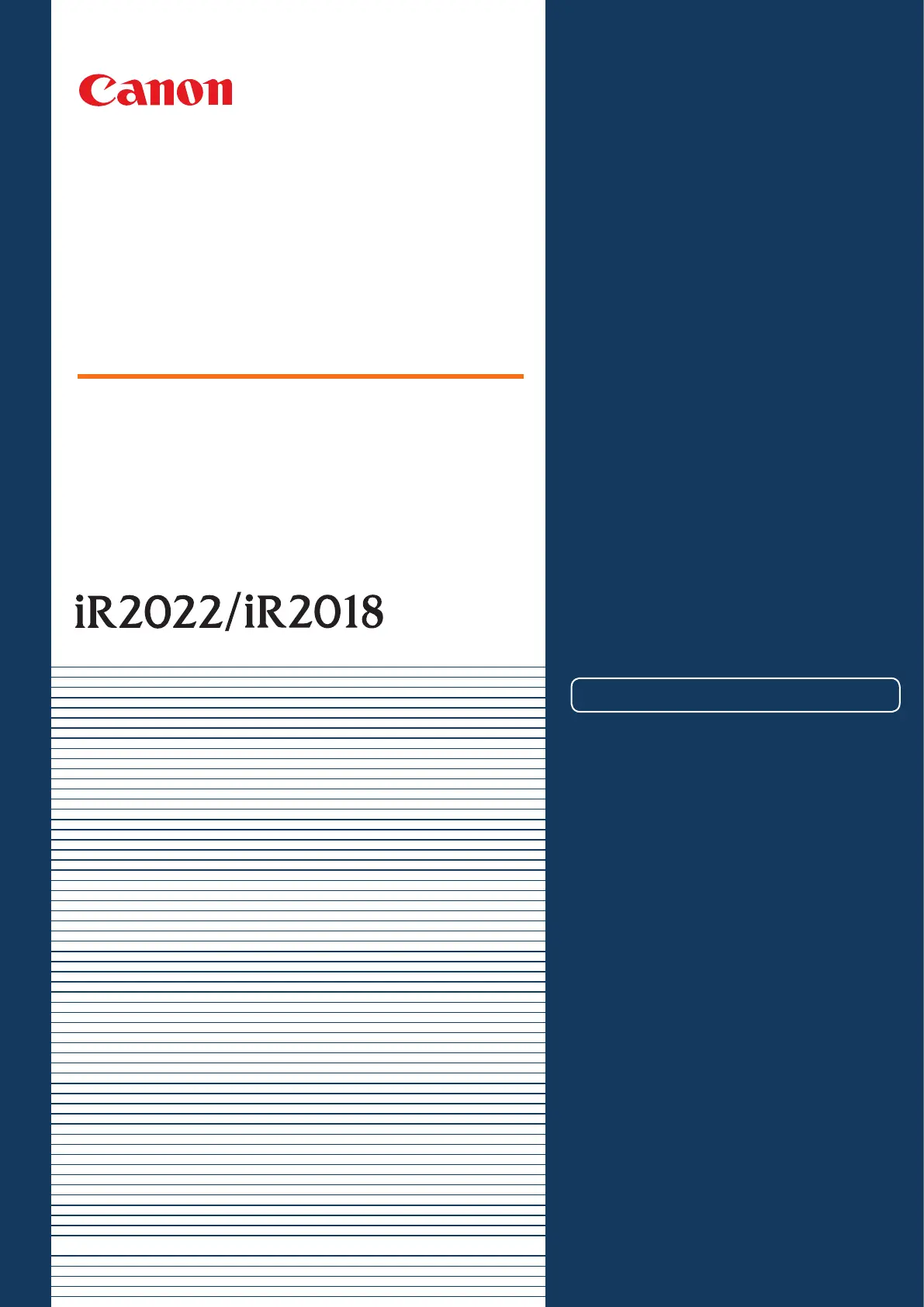 Canon imageRUNNER 2022 Handleiding (17 Pagina's)