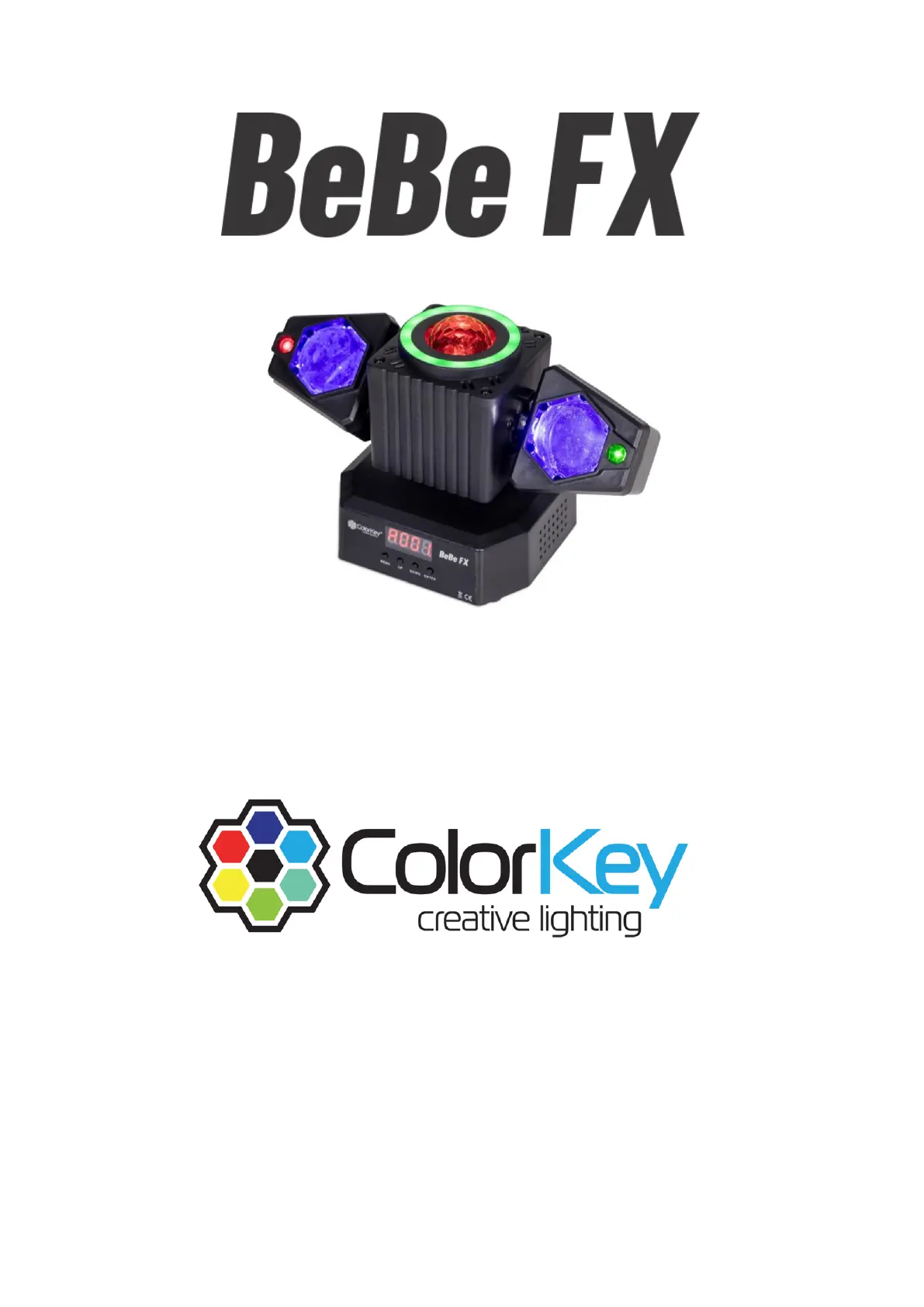 ColorKey BeBe FX Handleiding (20 Pagina's)