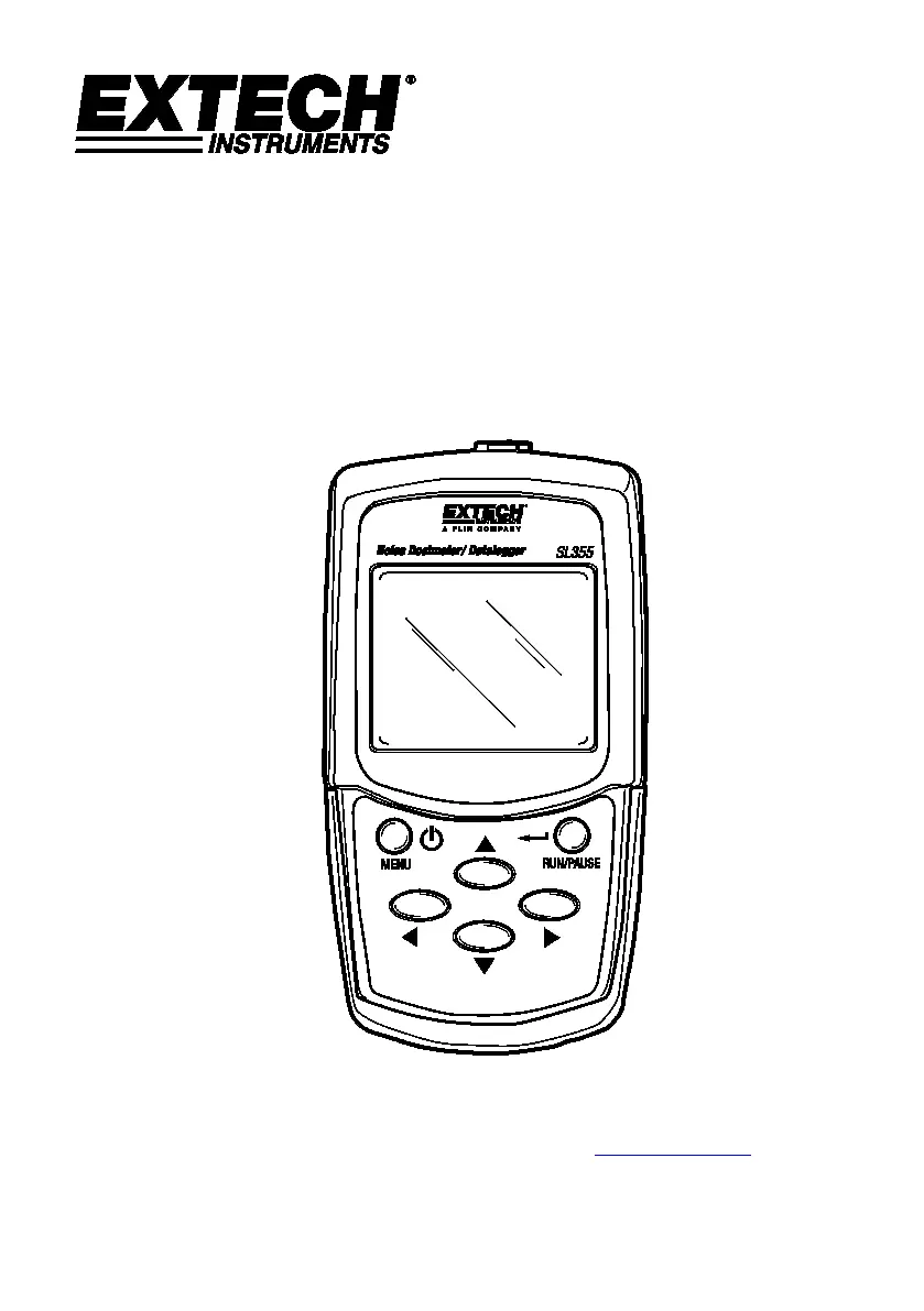 Extech SL355 Handleiding (32 Pagina's)