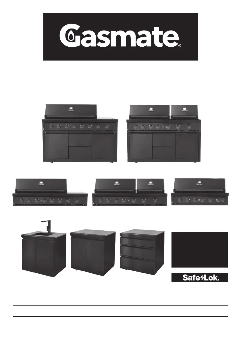 Gasmate Nova Graphite BQ2193 Handleiding (24 Pagina's)