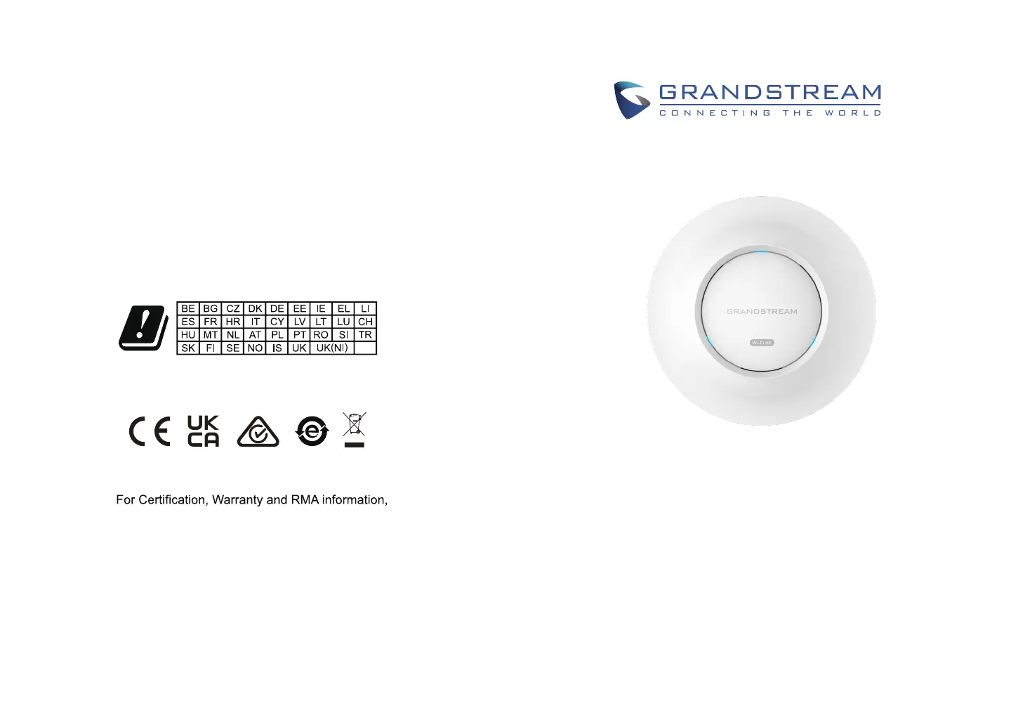 Grandstream GWN7665 Handleiding (22 Pagina's)