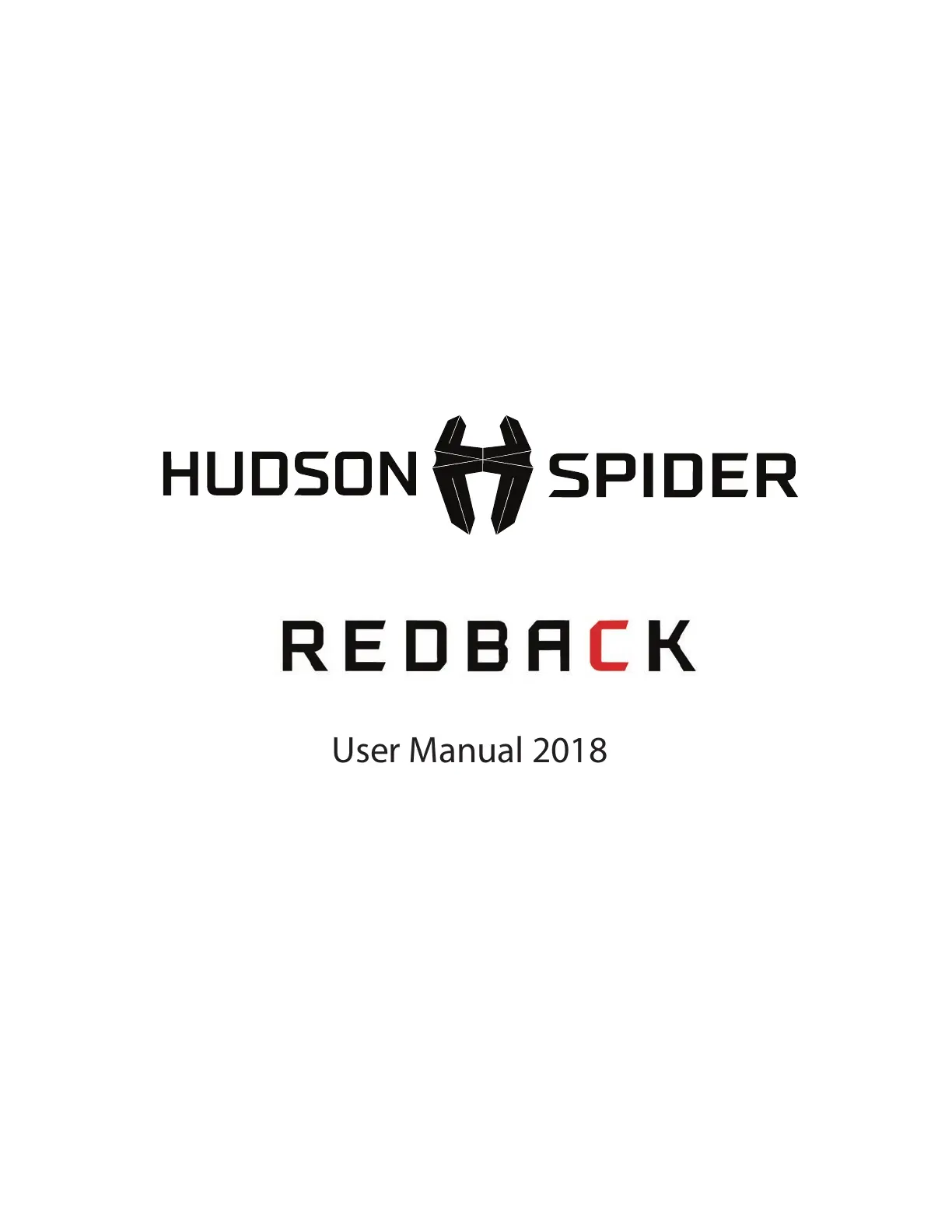Hudson Spider Redback Handleiding (49 Pagina's)