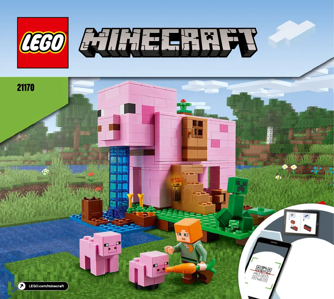 Lego Minecraft 21170 Handleiding (120 Pagina's)