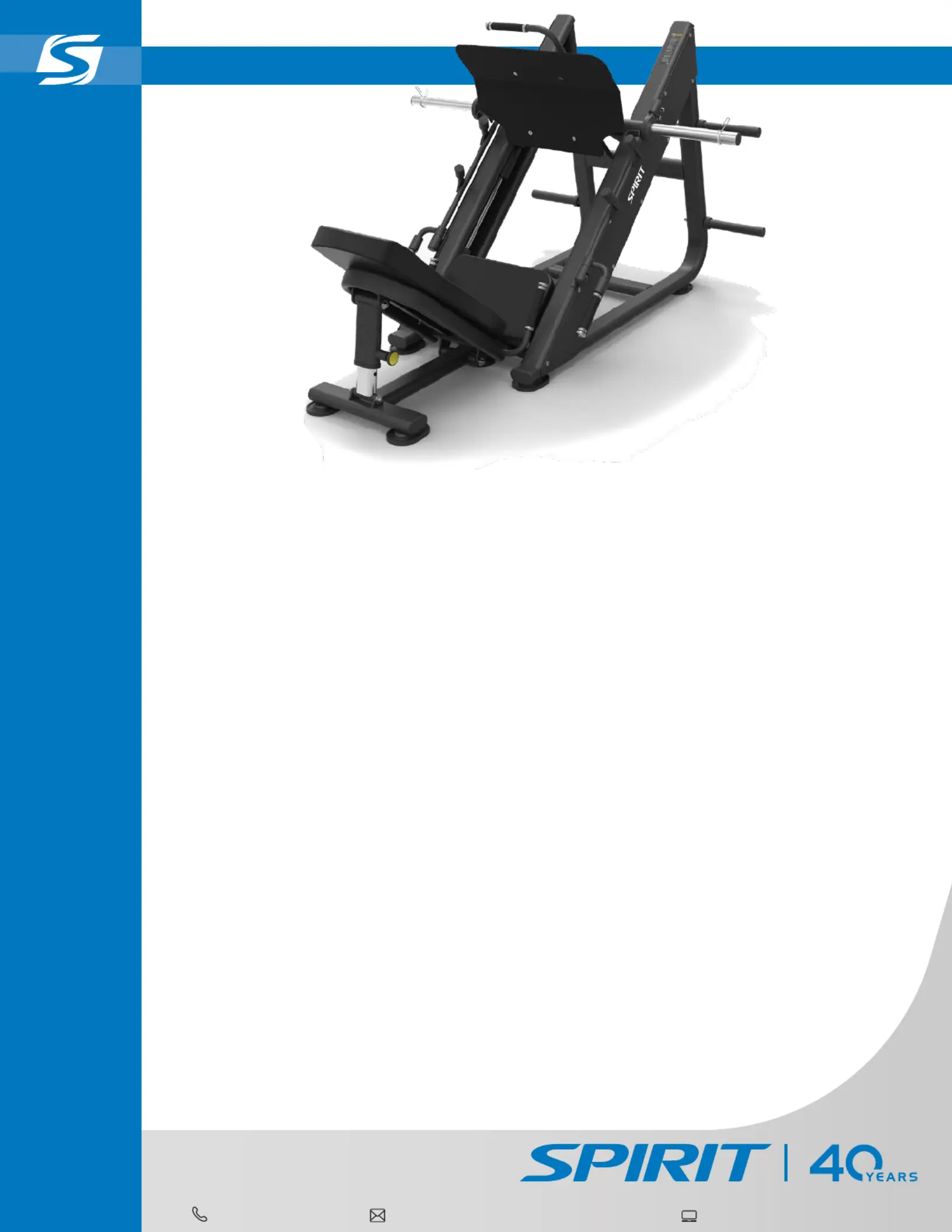 Spirit Fitness CSF-LEGP Handleiding (1 Pagina's)