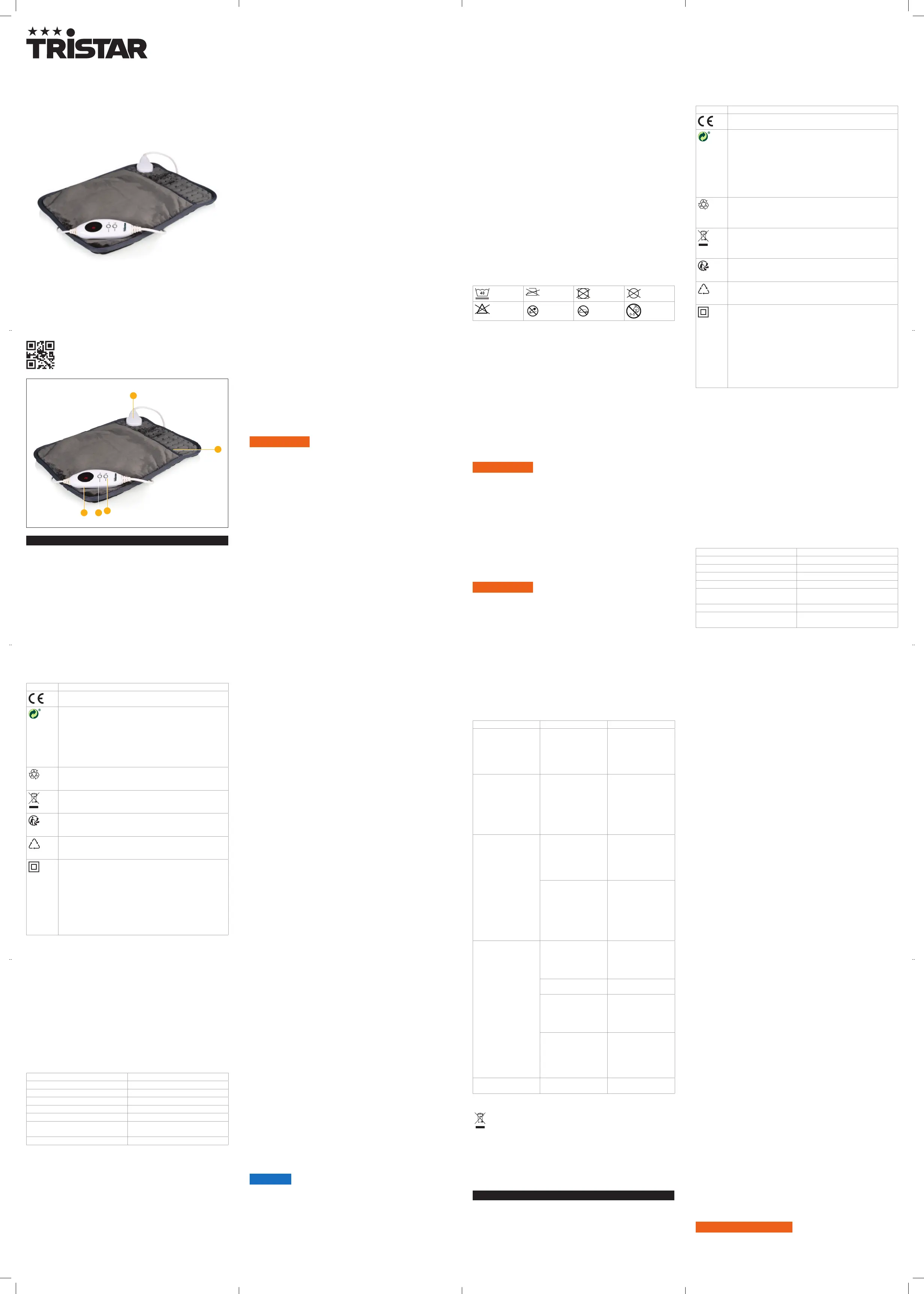 Tristar BW-4771 Handleiding (8 Pagina's)